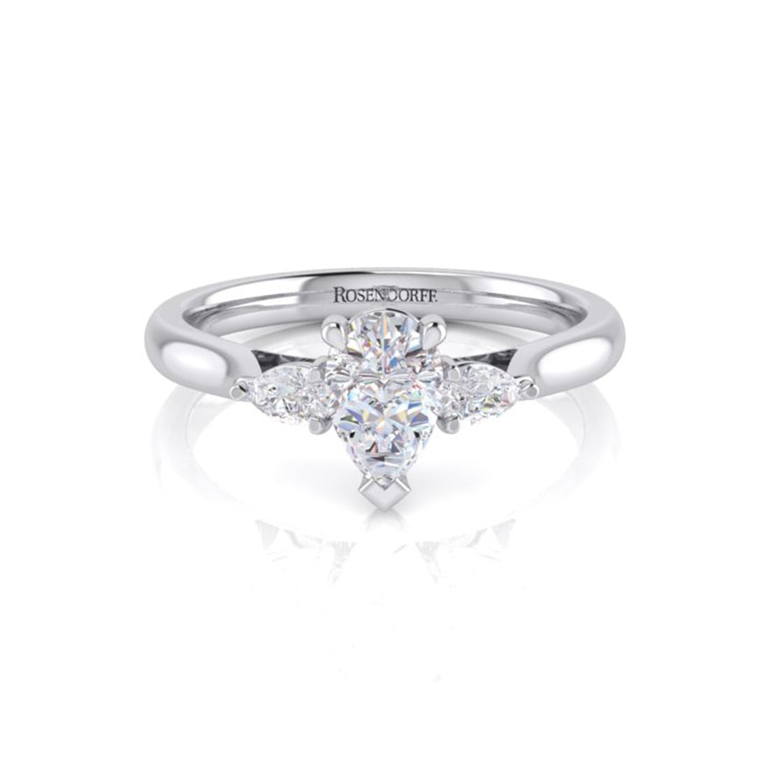 Emma Pear Cut Trilogy Ring