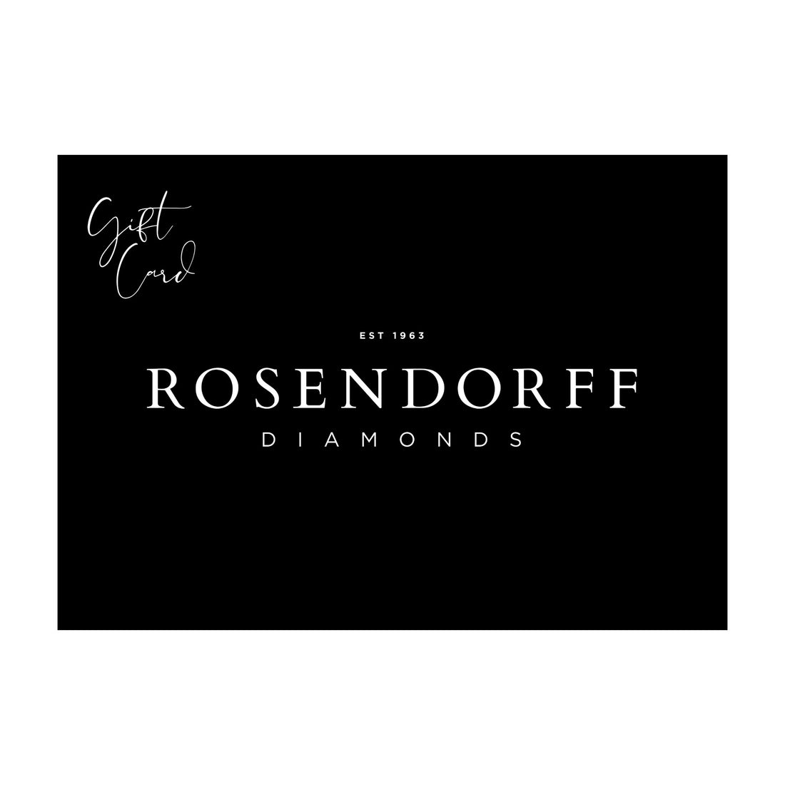 Rosendorff Diamonds Gift Card